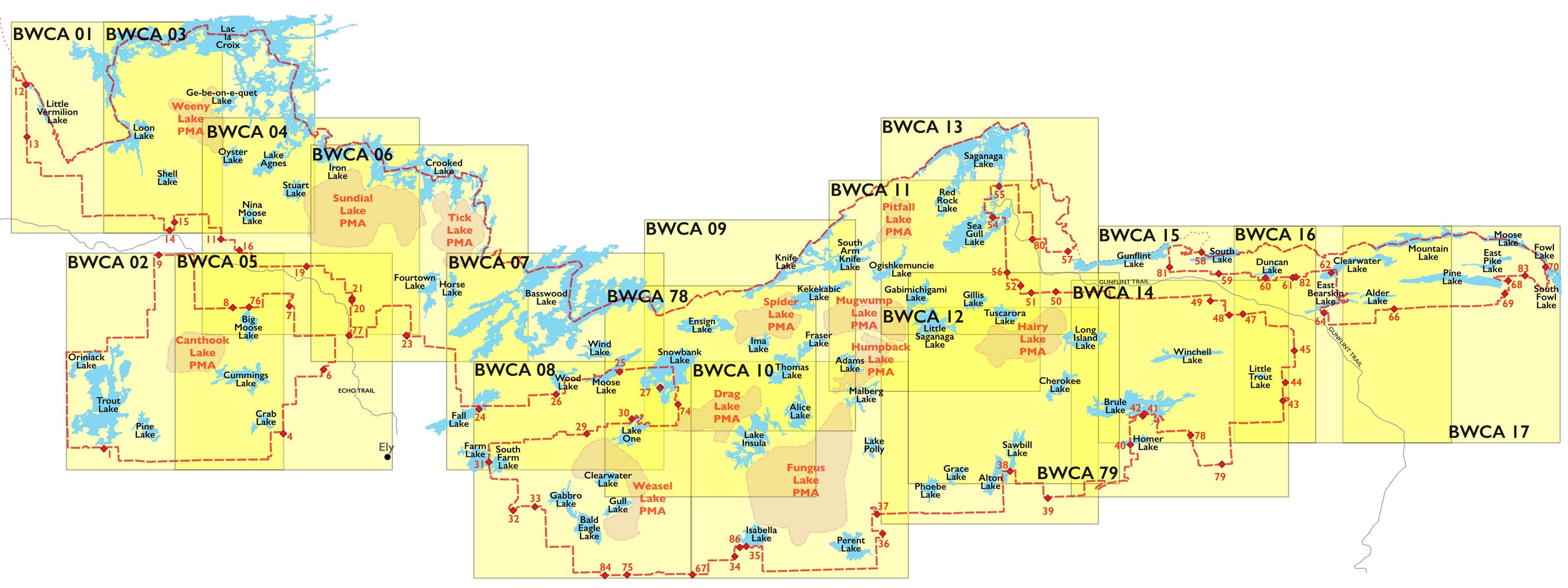 Which BWCA Map Do I Need? – True North Map Co.