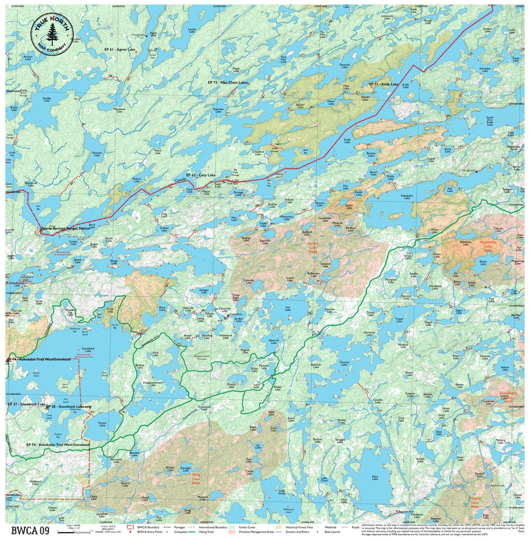 BWCA Maps – Explore the Boundary Waters – True North Map Co