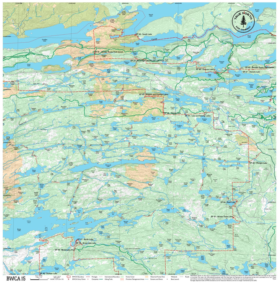 BWCA Maps – Explore the Boundary Waters – True North Map Co