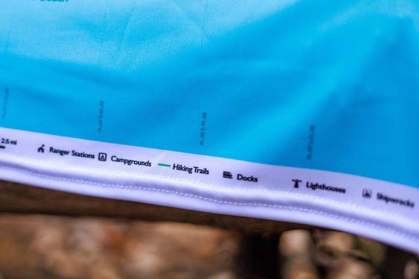 Isle Royale National Park Map – Waterproof Cloth Map – True North Map Co