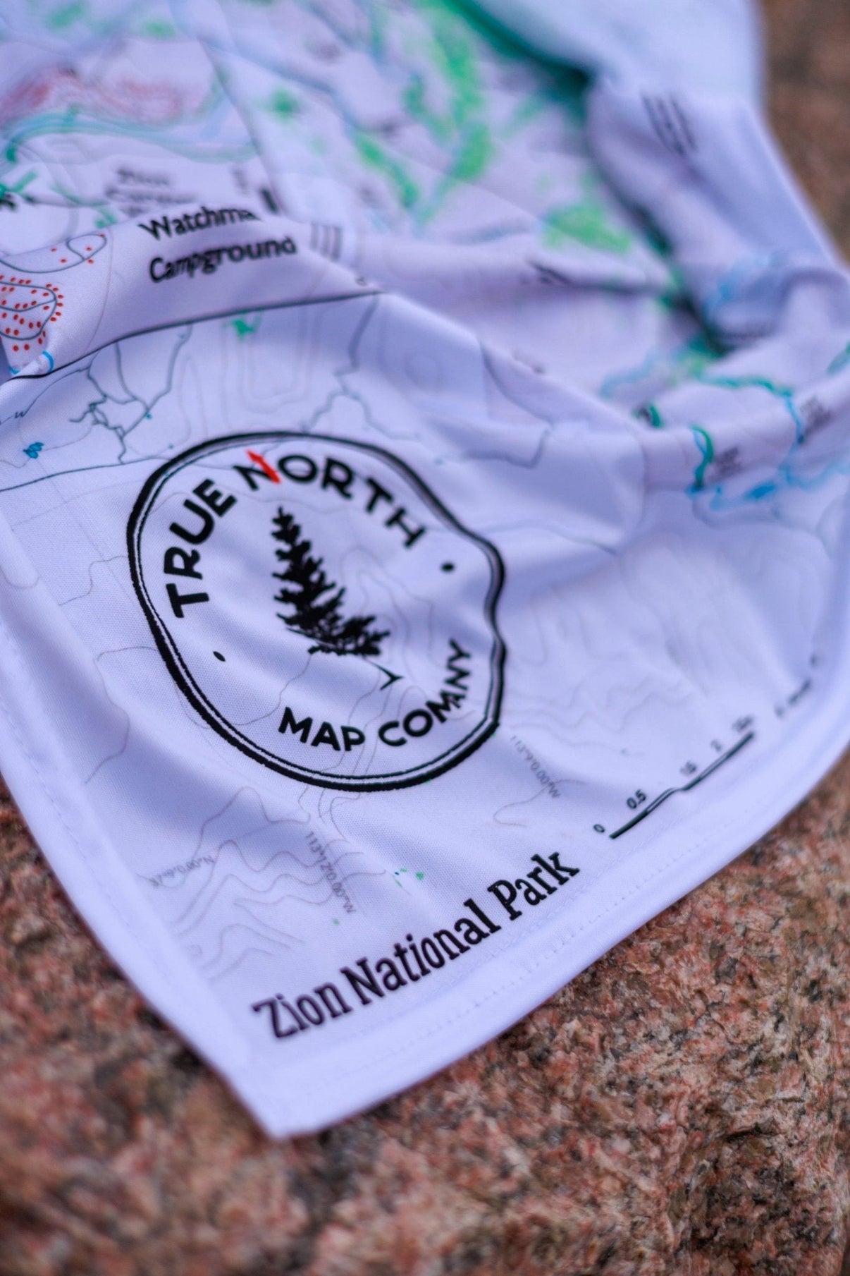 Zion National Park Cloth Map – Adventure Edition – True North Map Co