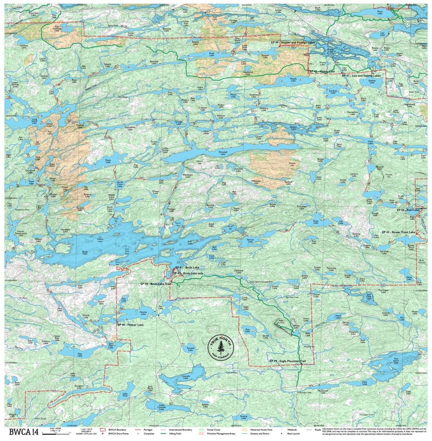 BWCA 14 – True North Map Co